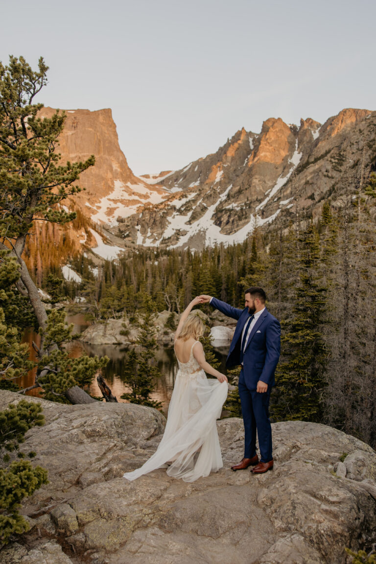 Dream Lake Sunrise Elopement - taylorhassebroek.com